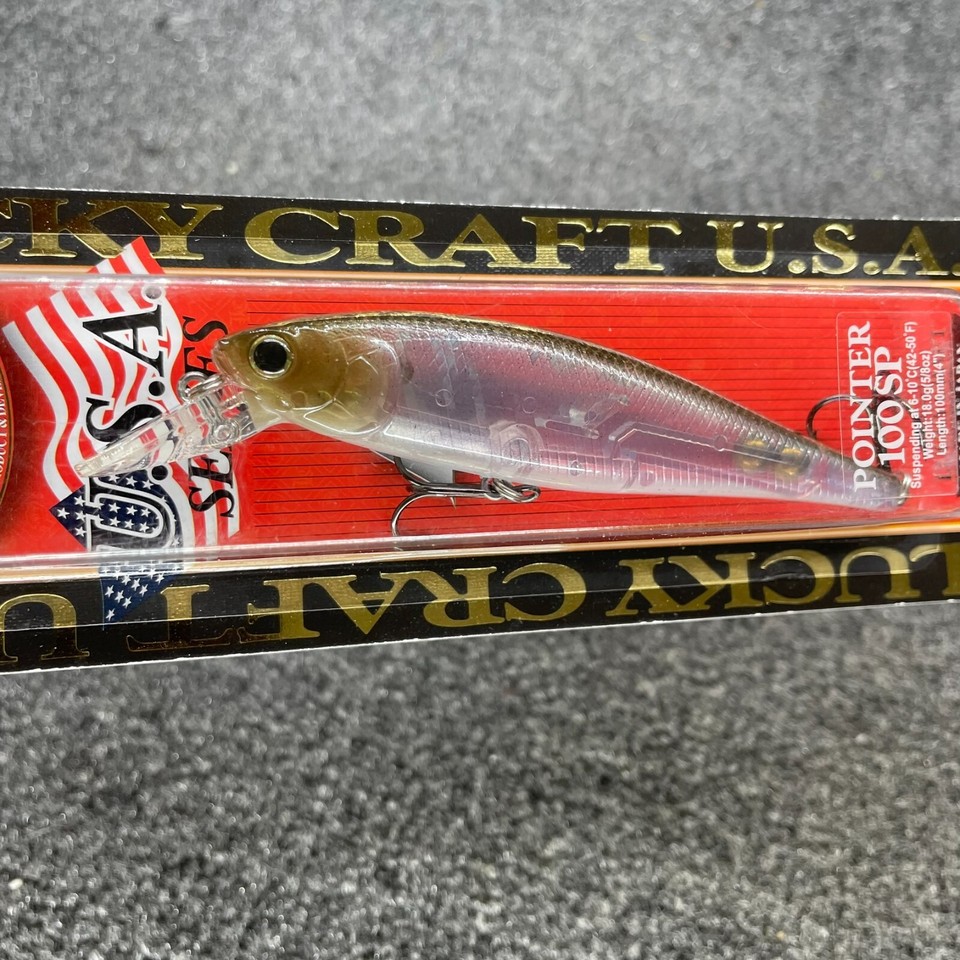 Lucky Craft Pointer 100 SP Suspending Jerkbait Fishing Lure 5/8oz ...