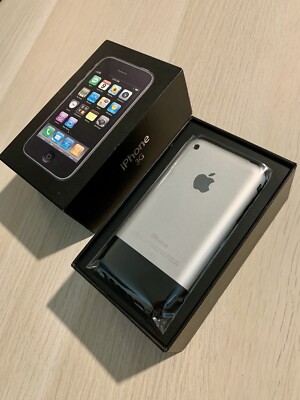 Apple iPhone 1st Generation 8GB - A1203 (GSM) Black/Silver w/ 3G Box ...