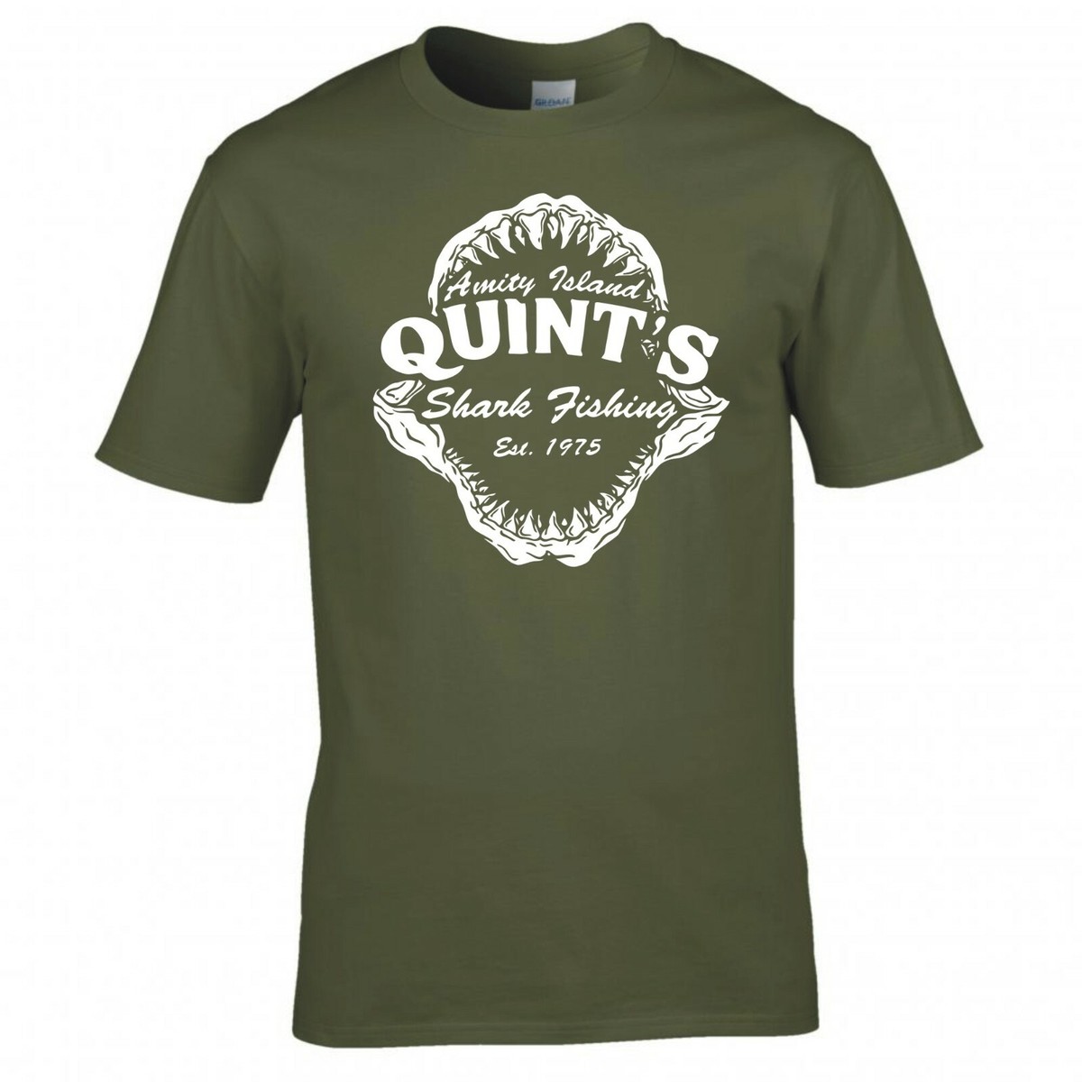 Quint Jaws Shirts Jaws Quint's Shark Fishing Movie Longsleeve T Shirt