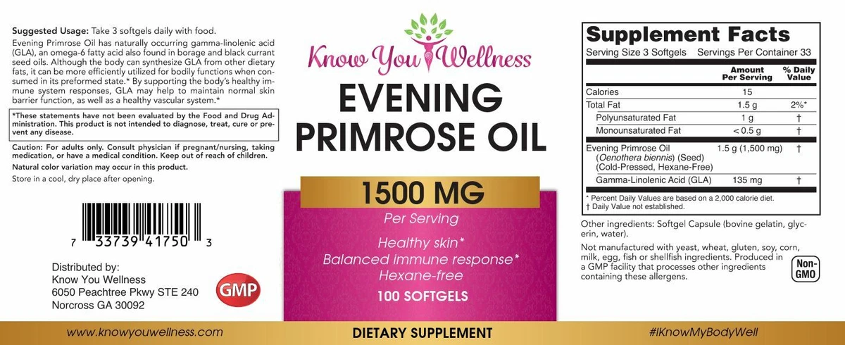 Evening Primrose Oil Vaginally