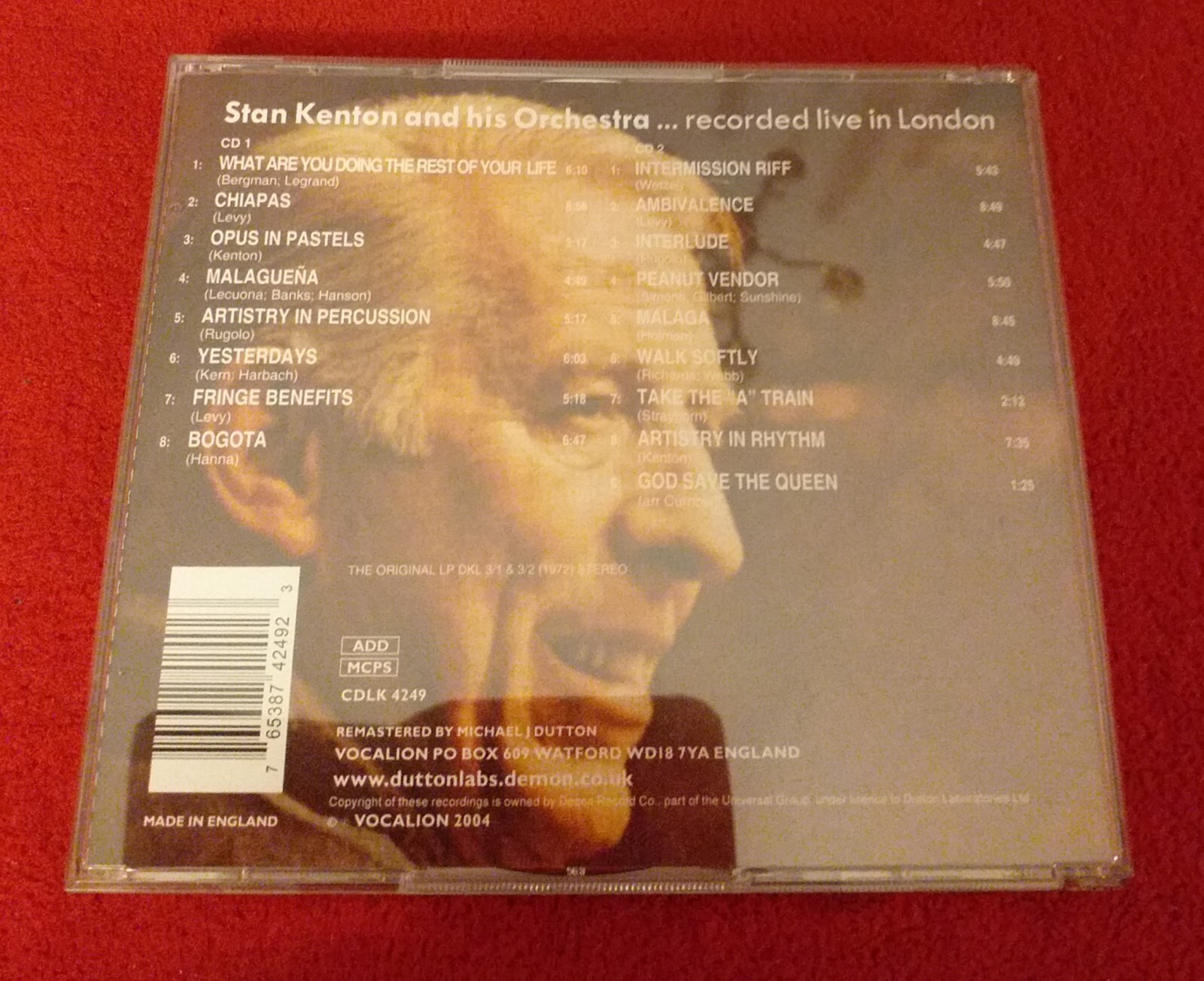 AJ48. Stan Kenton - Stan Kenton Today - Recorded Live in London CD | eBay