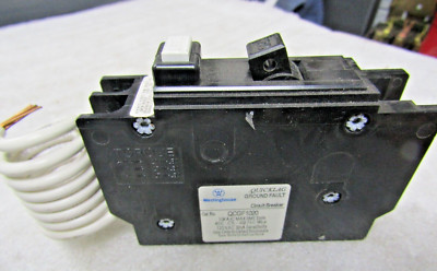 NEW WESTINGHOUSE QUICKLAG GROUND FAULT CIRCUIT BREAKER QCGF1020 120VAC ...