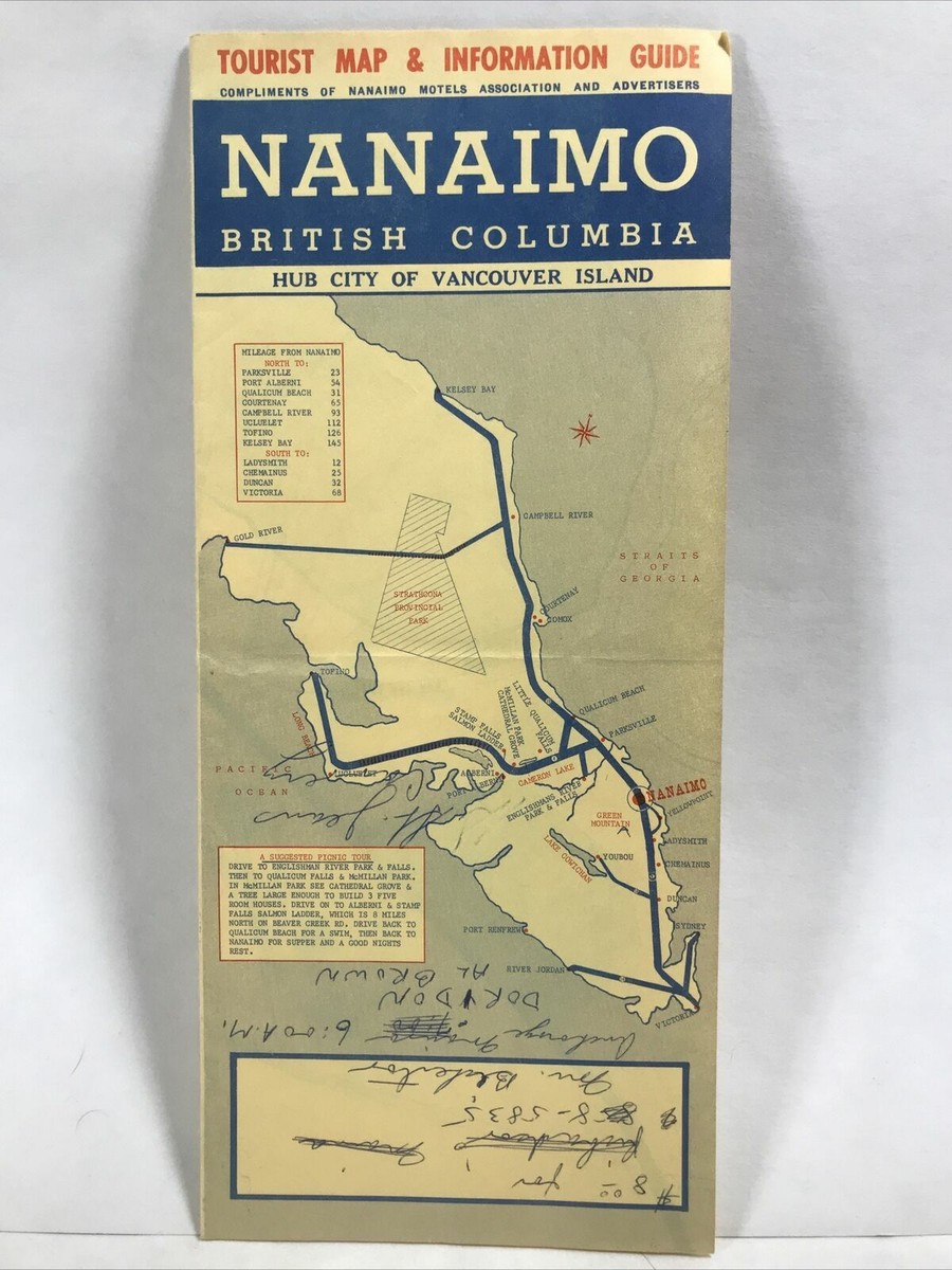 Map Nanaimo British Columbia Canada Regional District Of Nanaimo