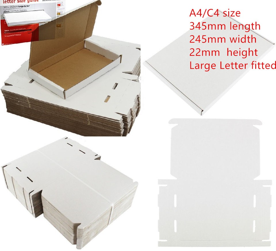 C4 C5 C6 C7 SIZE POSTAL BOX ROYAL MAIL LARGE LETTER POSTAL CARDBOARD ...