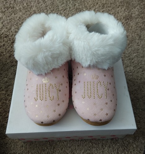 JUICY COUTURE Girls Bootie Slippers, Size: 13-1 & 2-3 | eBay