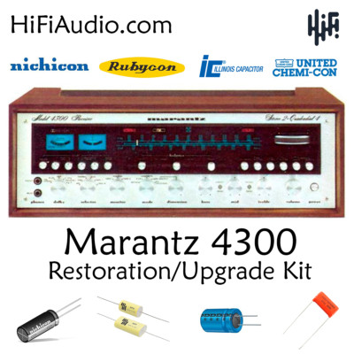 Marantz 4300 rebuild restoration recap kit fix repair filter capacitor ...