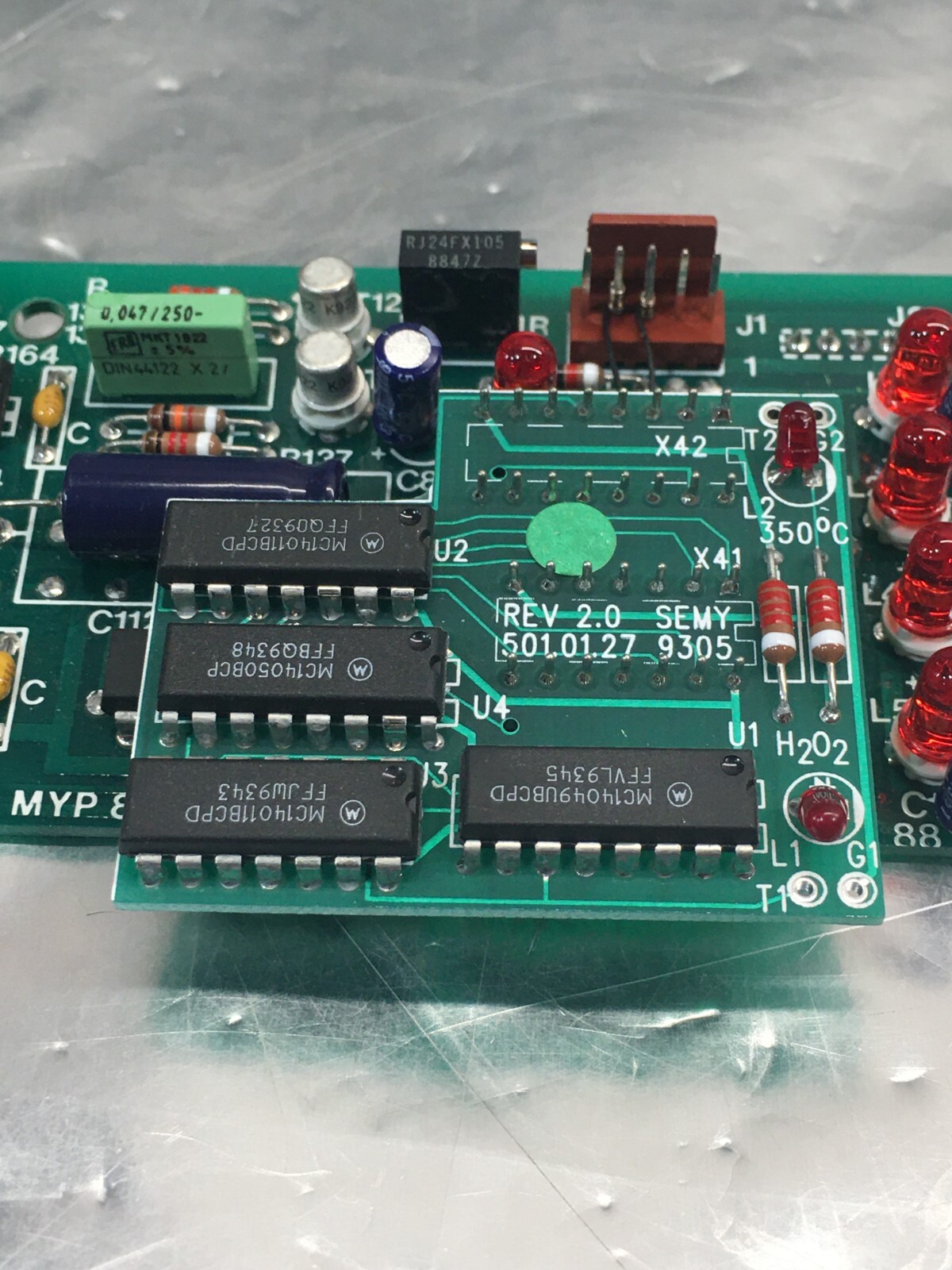 Semy Engineering MYP821610C Gas Interface PCB w/ Daughter 501.01.27 ...