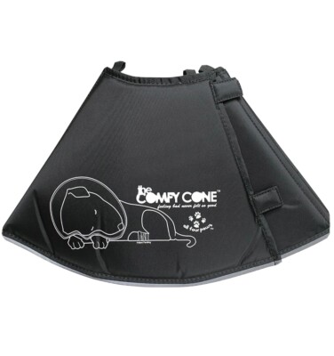All Four Paws Comfy Cone Soft Pet Cone for Dogs Cats, MEDIUM long ...