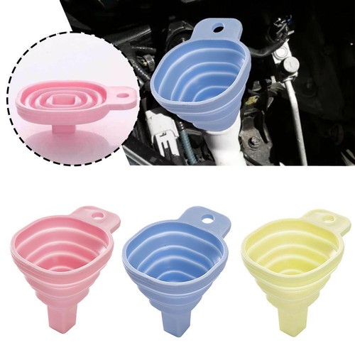 Car Engine Funnel Silicone Liquid Funnel Washer Fluid Oil Petrol Funne ...