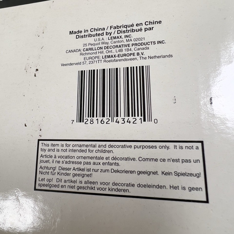 Lemax Decorative Spooky Town Vintage Cemetery Gate Sculpture Figurines ...