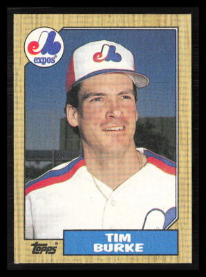 Tim Burke 1987 Topps #624 Montreal Expos | eBay