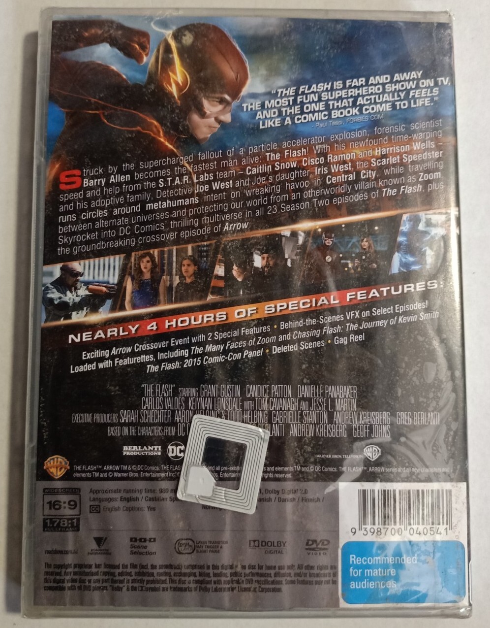 The Flash The Complete Second Season DVD 6 Disc DC 2016 New and Sealed ...
