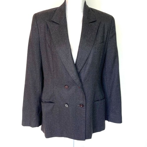 Iris Singer Collection Blazer Womens Size 8 Wool Double Breasted ...