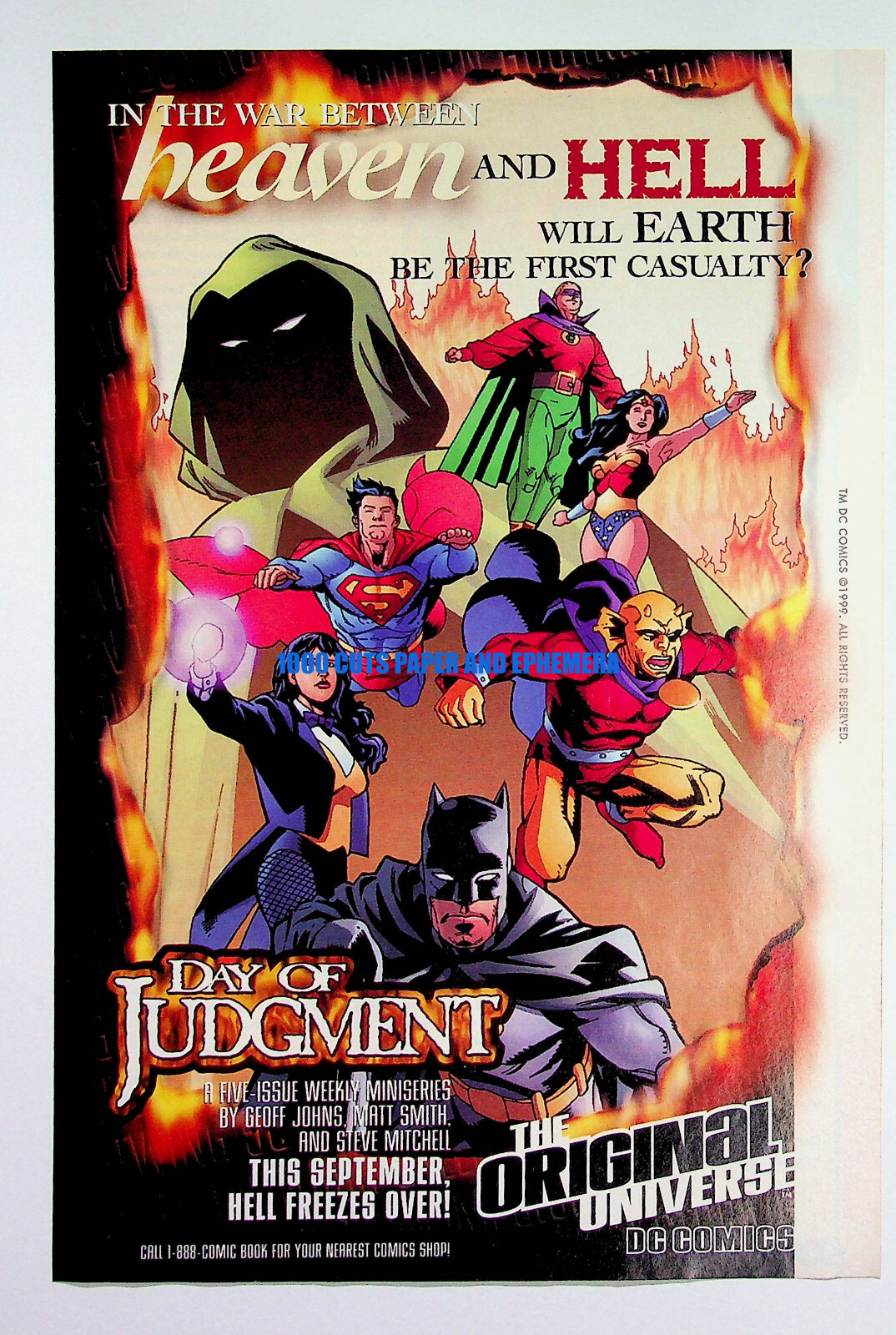 Day of Judgement DC Comics 1999 Batman Demon Print Magazine Ad Poster ADVERT | eBay