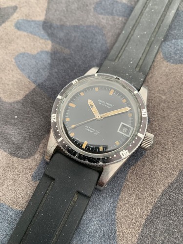 Daniel Perret Calypsomatic skin diver montre plongée vintage - 37 mm | eBay