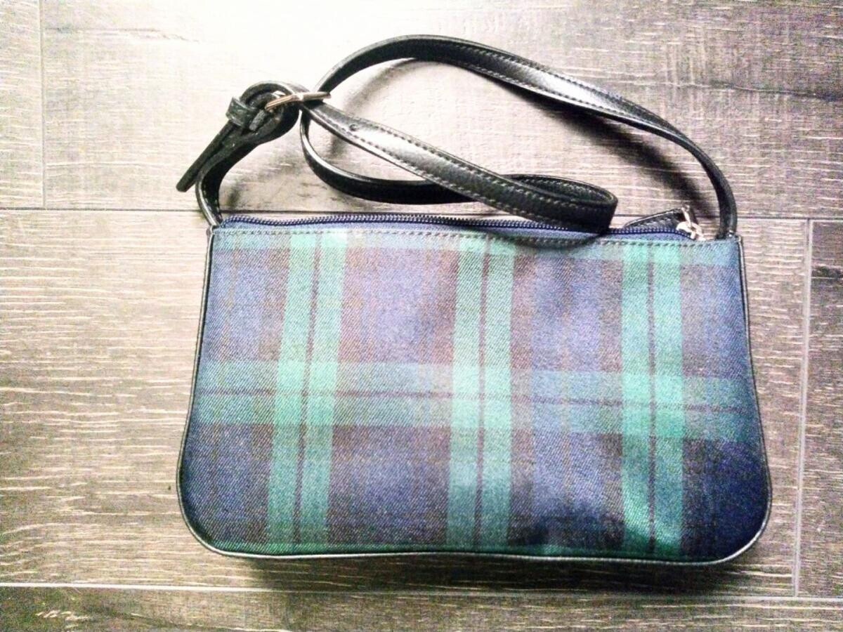 Liz Claiborne Villager Purse NWOT ( NAVY BLUE & GREEN) | eBay