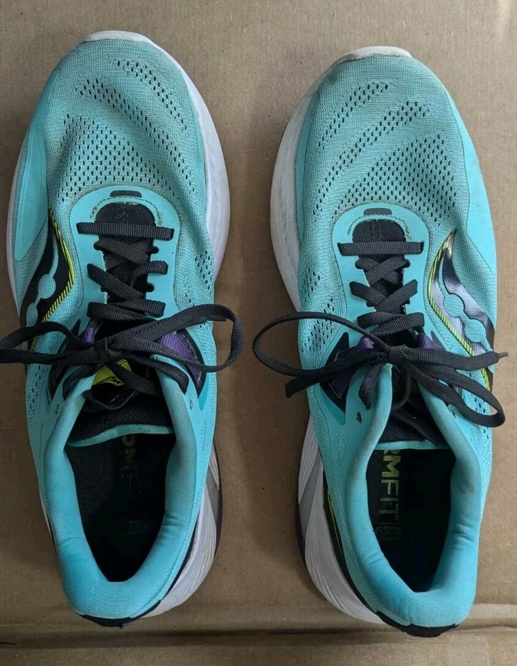 Saucony Guide 15 Cool Mint Acid Running Shoes S10684-26 Women Size 10 ...