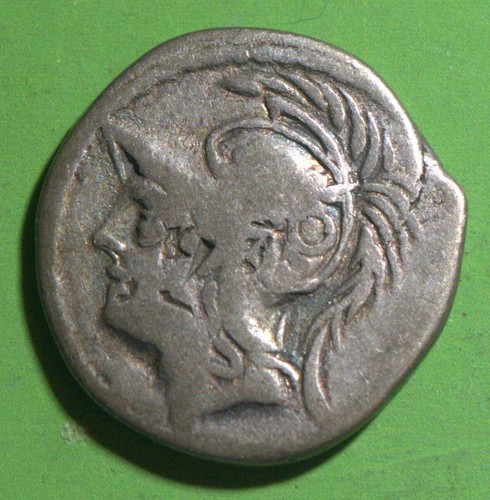 Roman Republic AR Silver Denarius Q Thermus Mf 103 BC MARS & SOLDIERS ...