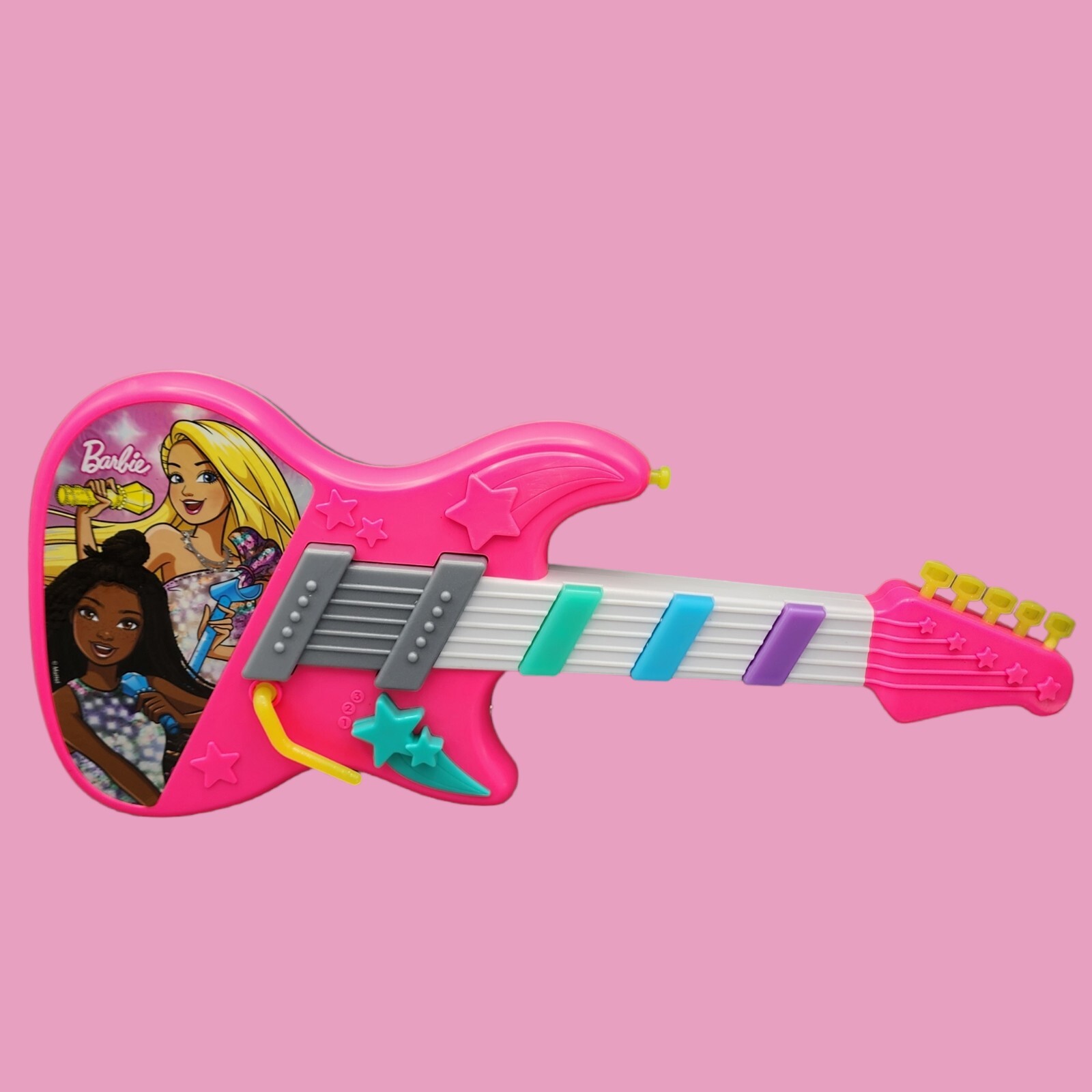 Barbie Jam with Me Pink Electronic Mattel (2020) Kids Toy Guitar ...