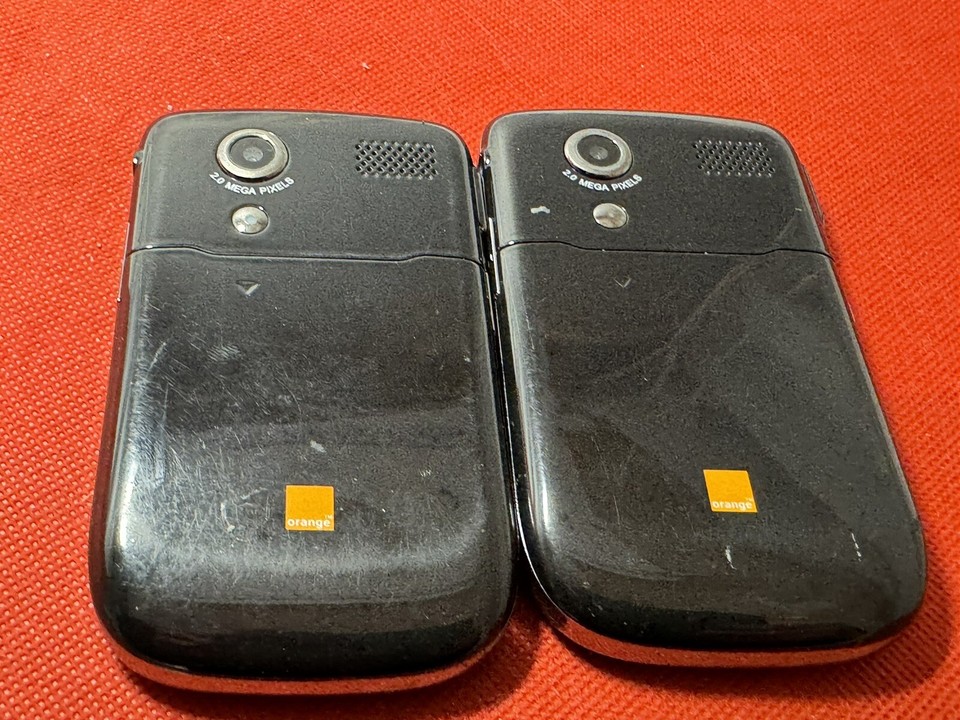 2 X Orange RIO ZTE G X991 Mobile Phone Basic QWERTY Keyboard Incomplete ...