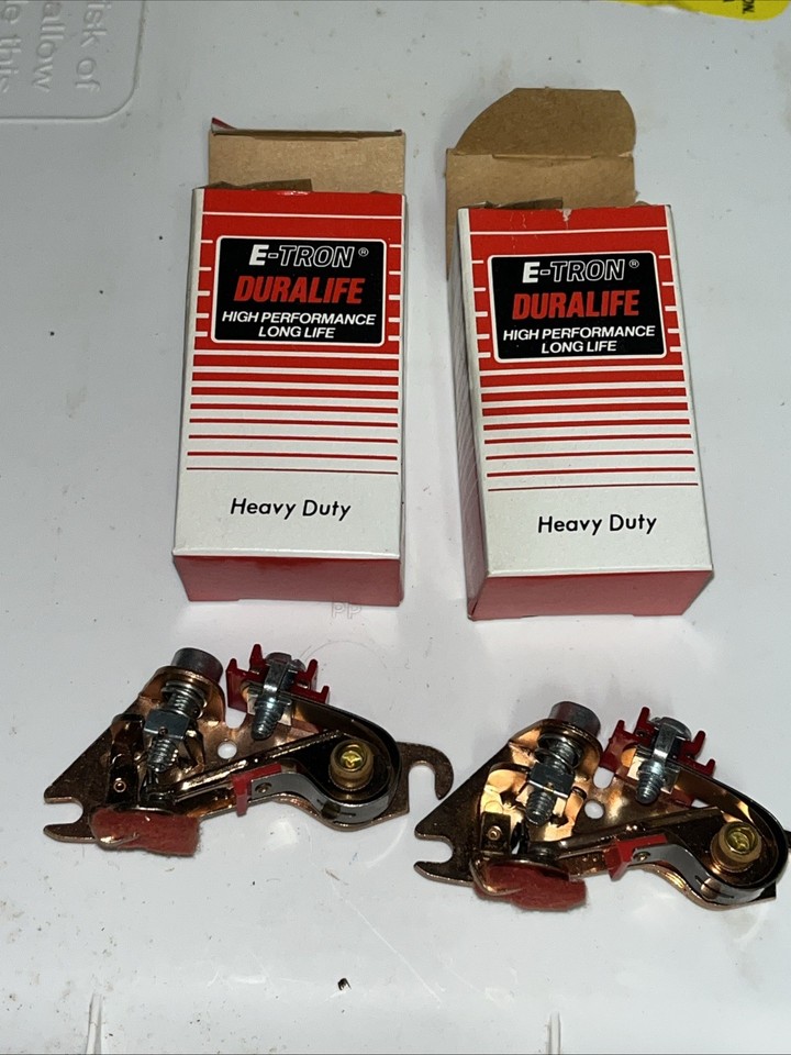 Etron Duralife D106PS-HD Ignition Points Fits GM V8 57-74 Set Of 2 Free ...