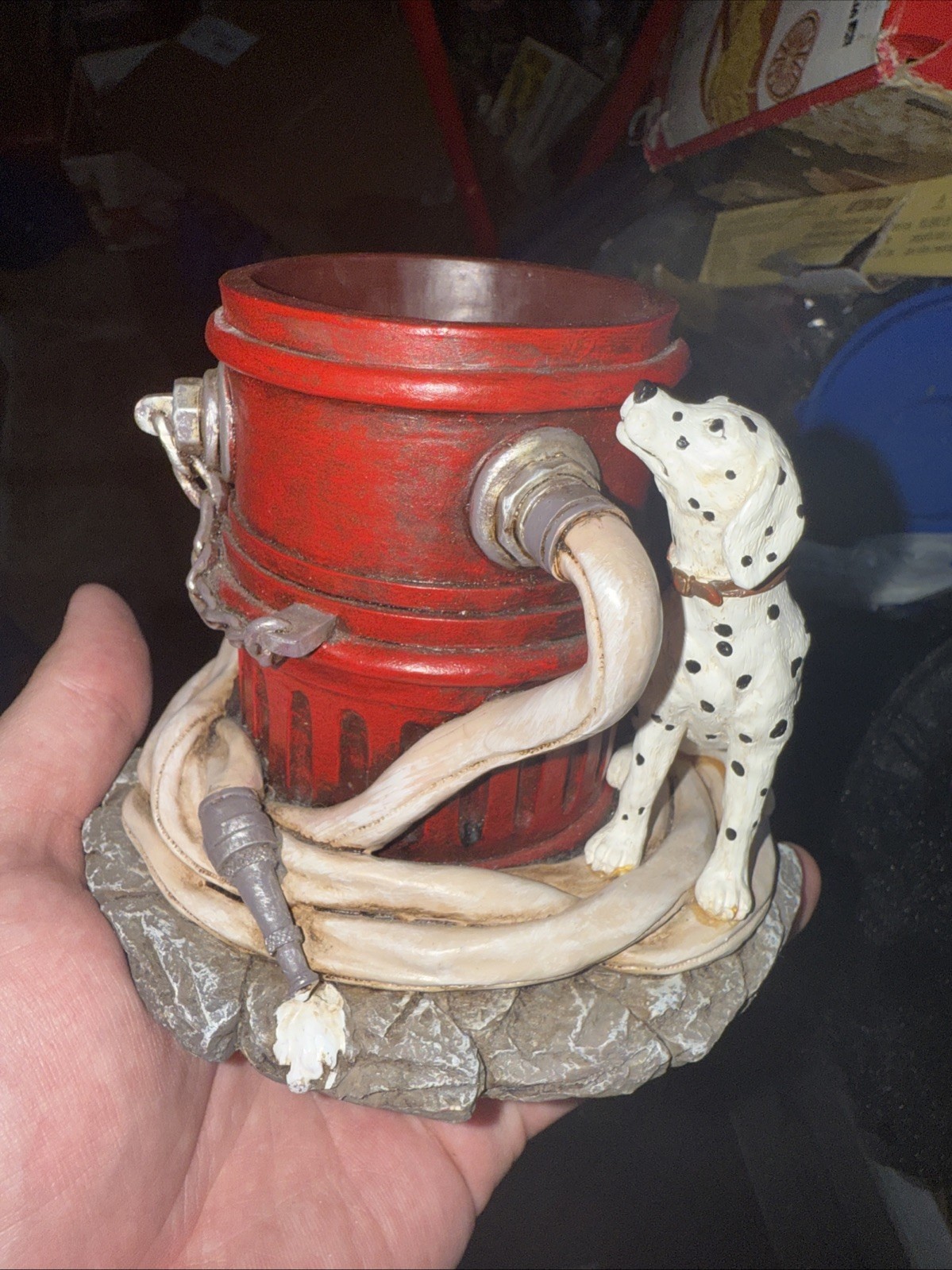 Vanmark The Red Hats of Courage Fire Hydrant Pencil Holder | 1998 | (P ...