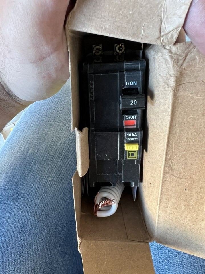 Square D QOB220GFI 2 pole 20A bolt-in GFI circuit breaker | eBay