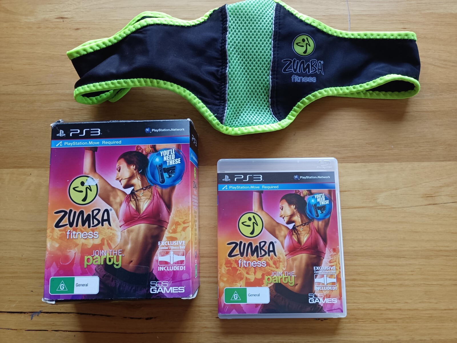 Zumba Fitness PS3 Game Playstation 3 Sony Dancing in box with strap ...