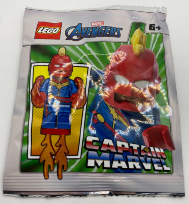Lego Avengers Captain Marvel Minifigure Foil Pack - New Sealed! | eBay