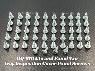 NEW TRAY INSPECTION COVER PANEL SCREWS FOR HOLDEN HQ HJ HX HZ WB UTE ...
