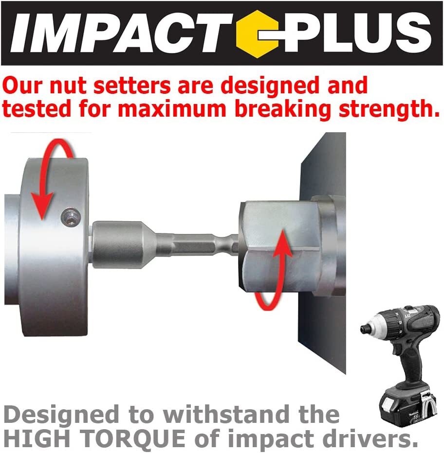 (5) Ivy Classic Magnetic 1/2" Nut Driver / Setter, 2-9/16" Length 1/4 ...