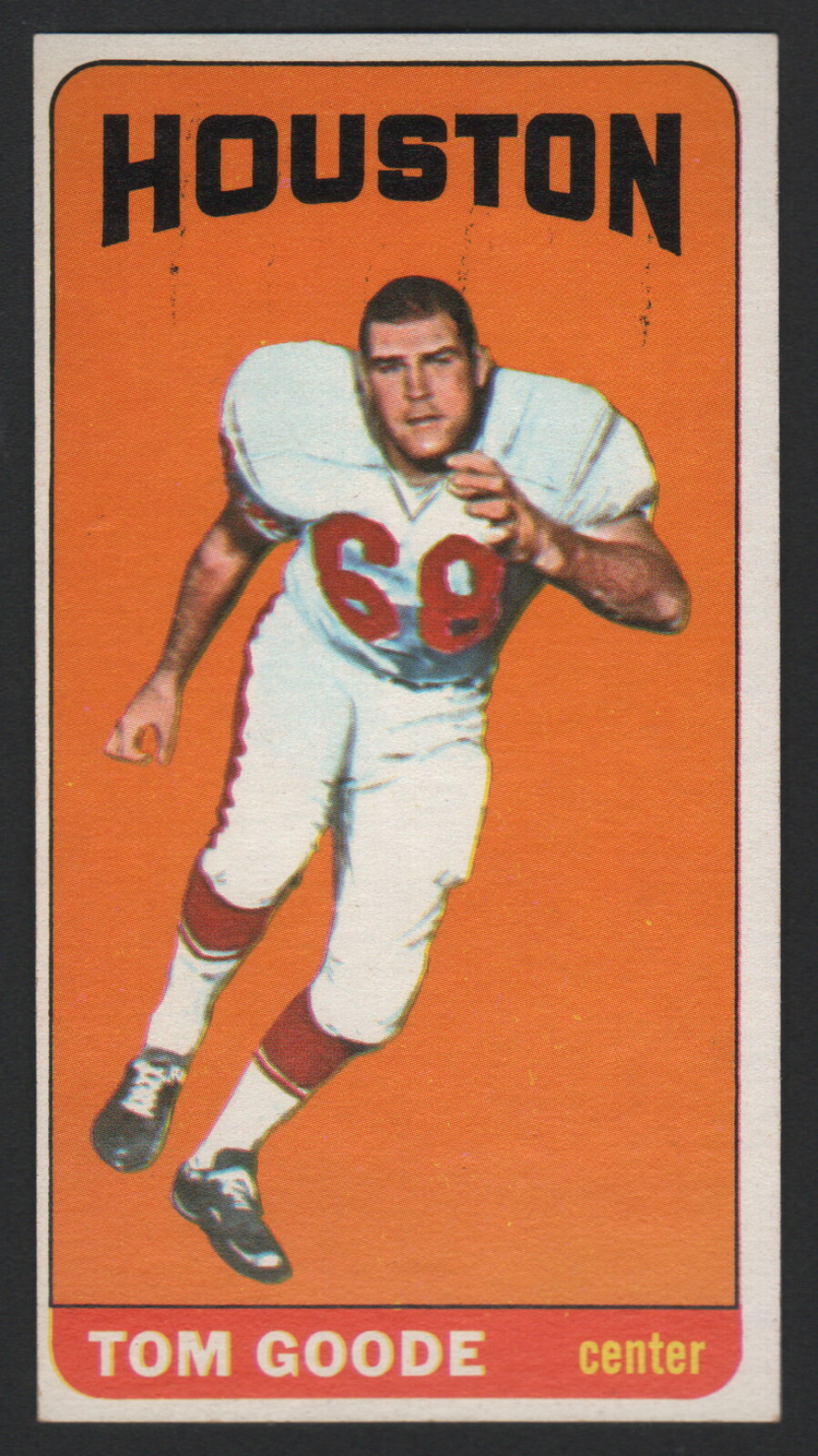 1965 Topps Football #77 - TOM GOODE - HOUSTON OILERS | eBay