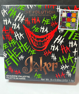 Revolution Makeup Joker Eye Shadow Color Palette Batman Series DC Comic ...