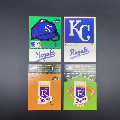 Complete 1982 Fleer Sticker Team Set - Kansas City Royals #2 | eBay