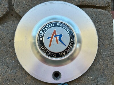 AR AMERICAN RACING WHEELS CUSTOM WHEEL CENTER CAP MACHINED ALLOY ...