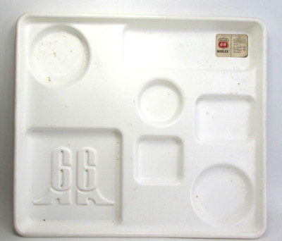 Vintage 1951 Phillips 66 Marlex Molded Lunch Meal Tray Polyethylene ...