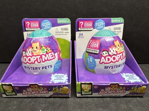 2 Pack! Adopt! Me Mini Egg Mystery Pets Series 2 Virtual Code Water ...