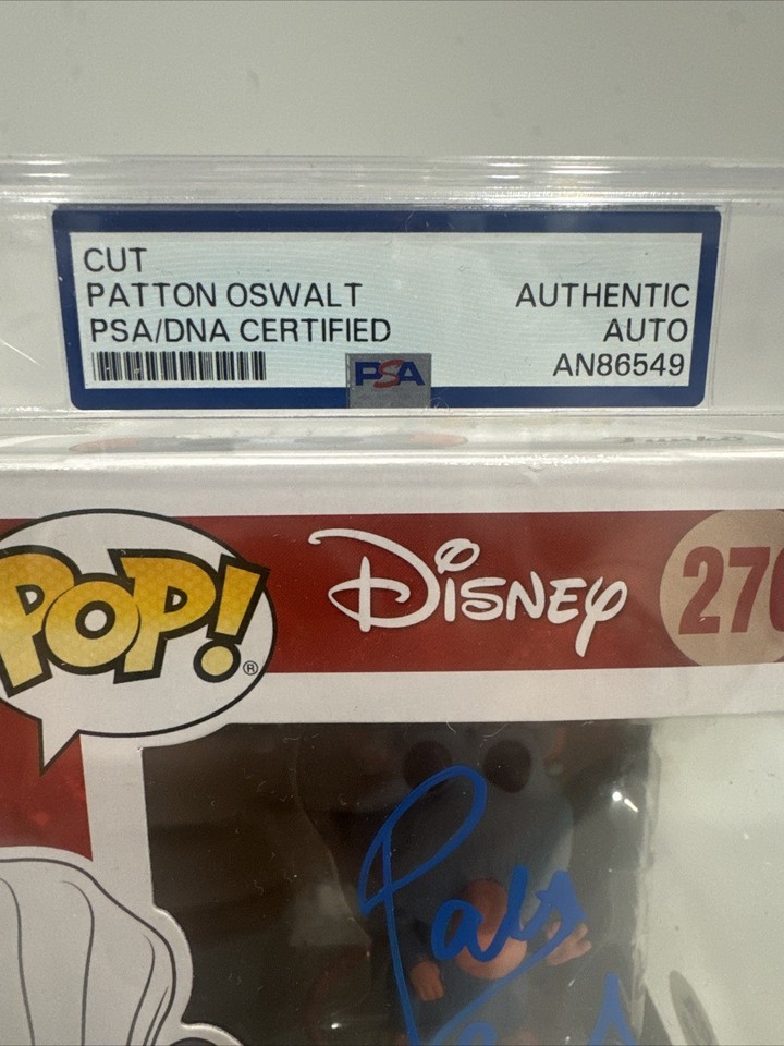 PATTON OSWALT Signed REMY Disney Funko Pop #270 RATATOUILLE Autograph ...