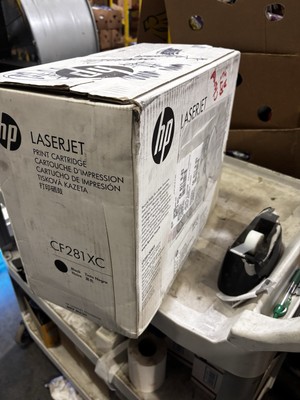 New HP CF281XC CF281-00907 Black LaserJet Toner Cartridge 888182365366 ...