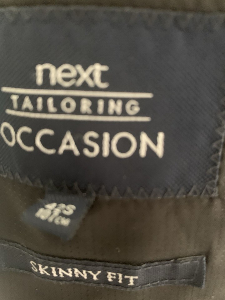 Next Men's Black Tuxedo Dinner Jacket 42S Slim Fit Perfect /excellent ...