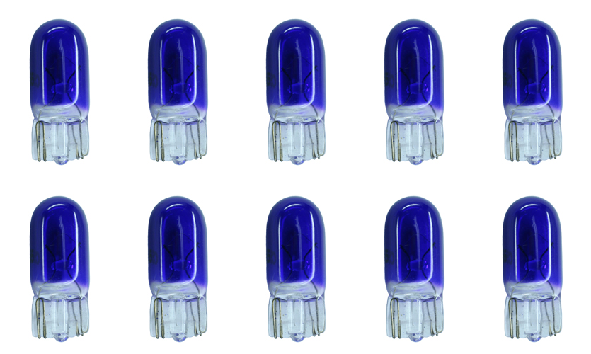 Box of 10 #194B (Blue) Lamp Auto Bulb Automotive 14V 3.78W 0.27A | eBay