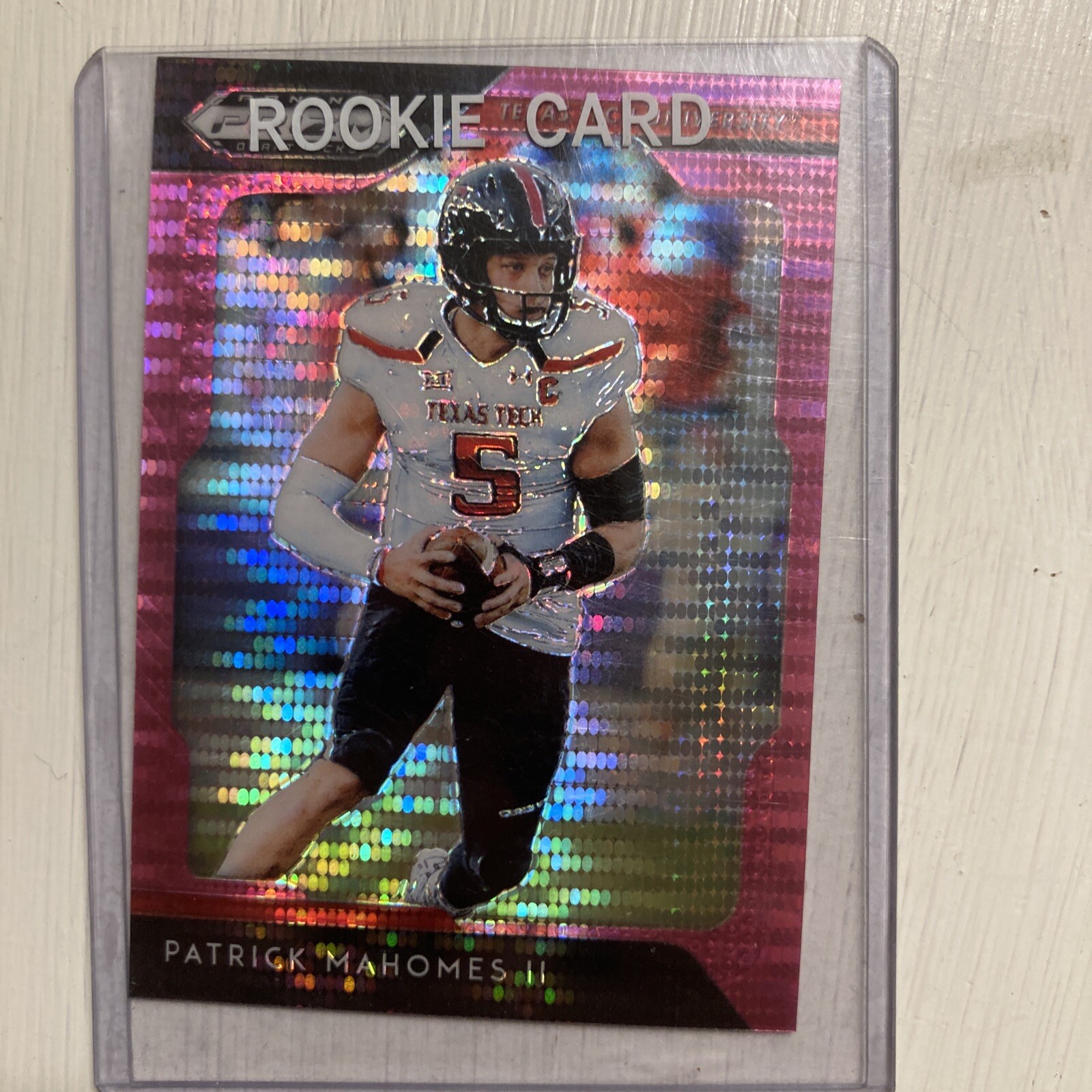 2 RARE PATRICK MAHOMES ROOKIE CARDS | Score 2017 & Panini 2019 | Texas ...
