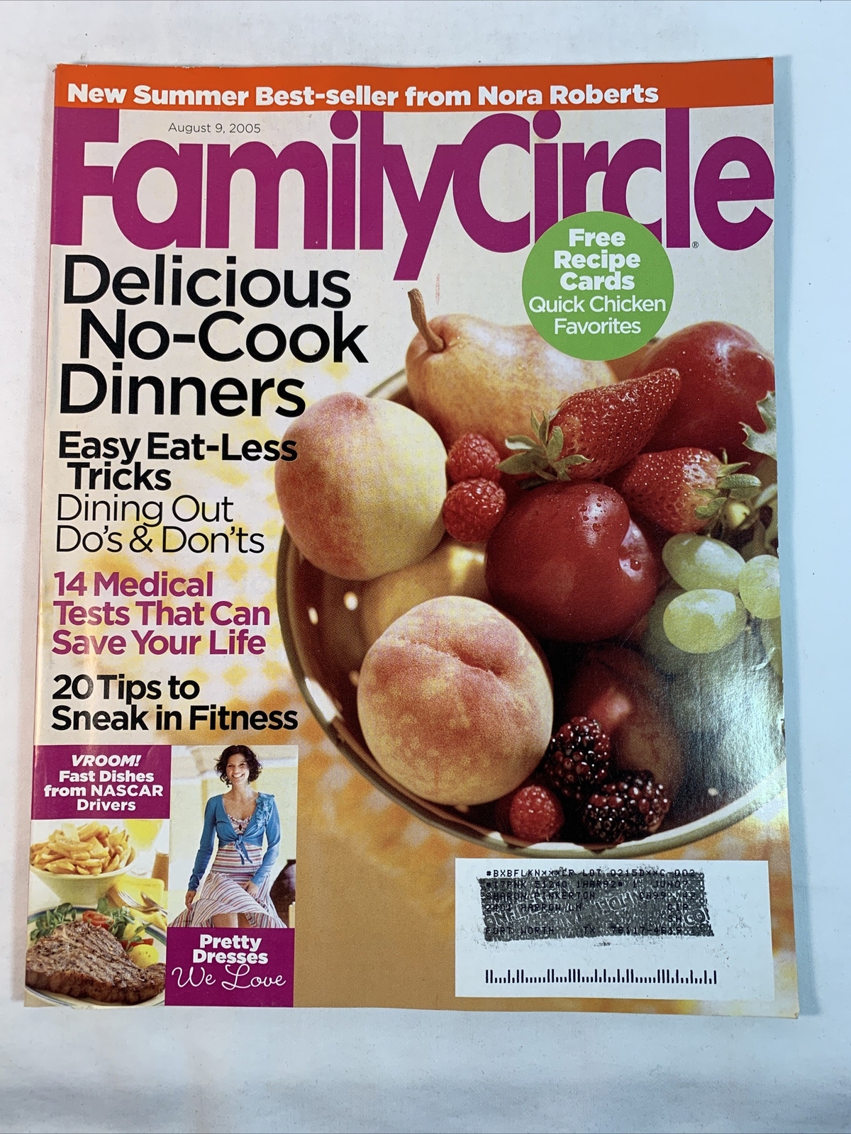 Family Circle Magazine August 9, 2005- Delicious No-Cook Dinners | eBay