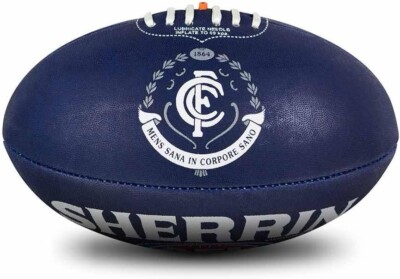 AFL Carlton Blues Football Sherrin Footy | eBay Australia
