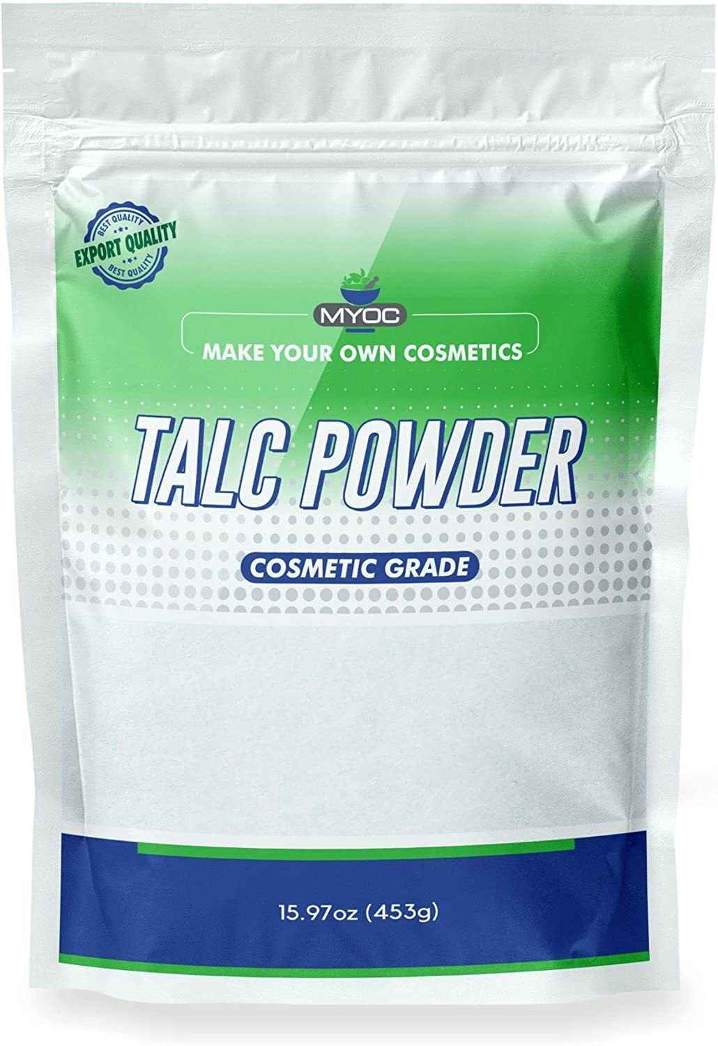 MYOC Talc Powder, for Hair, Crafts, Spray, Waxing & Powder Bulk | 453gm ...