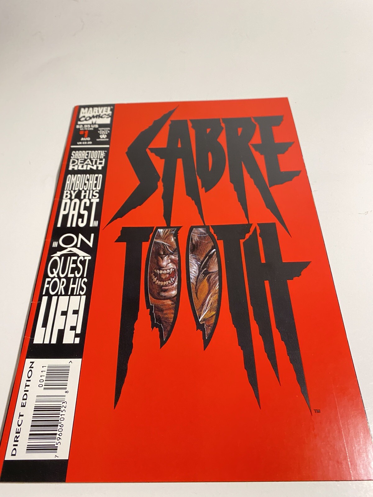 Sabretooth Death Hunt #1 of 4 Mini Series Wolverine vintage Marvel ...