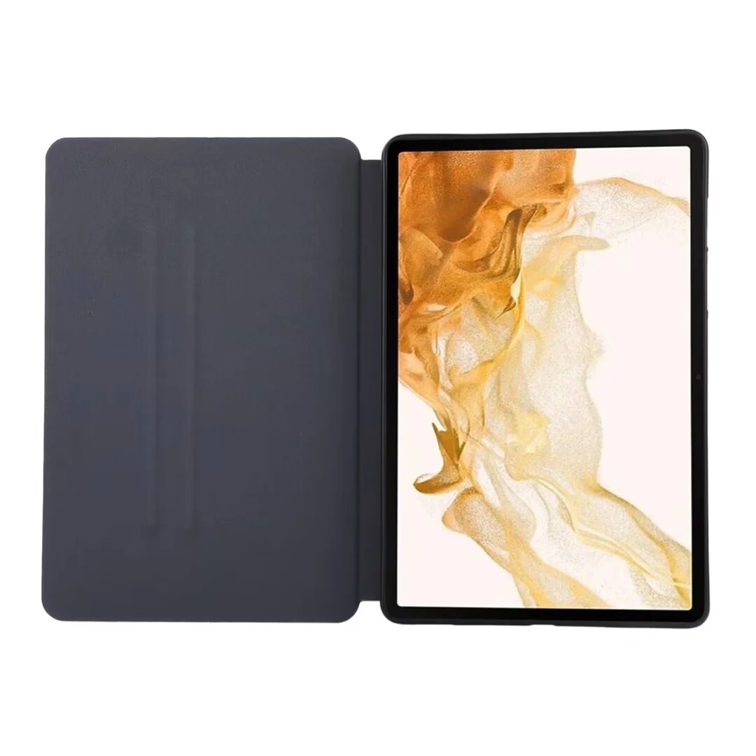 Simple PU Leather Case For Samsung Galaxy Tab S9 Plus/S9 FE+ Stand ...