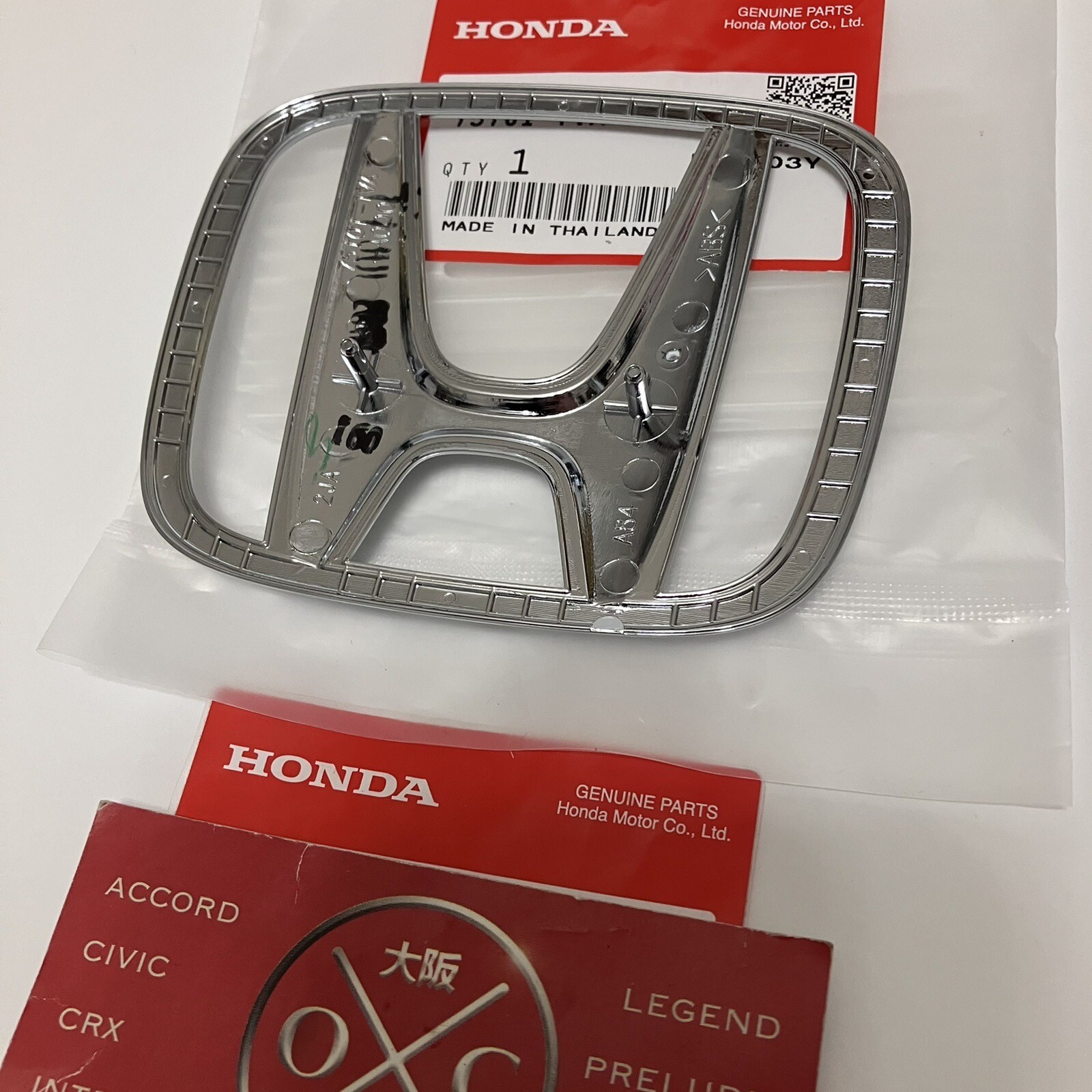 Genuine OEM 18-22 Honda Accord Rear Emblem Trunk Badge H 19 20 21 75701 ...