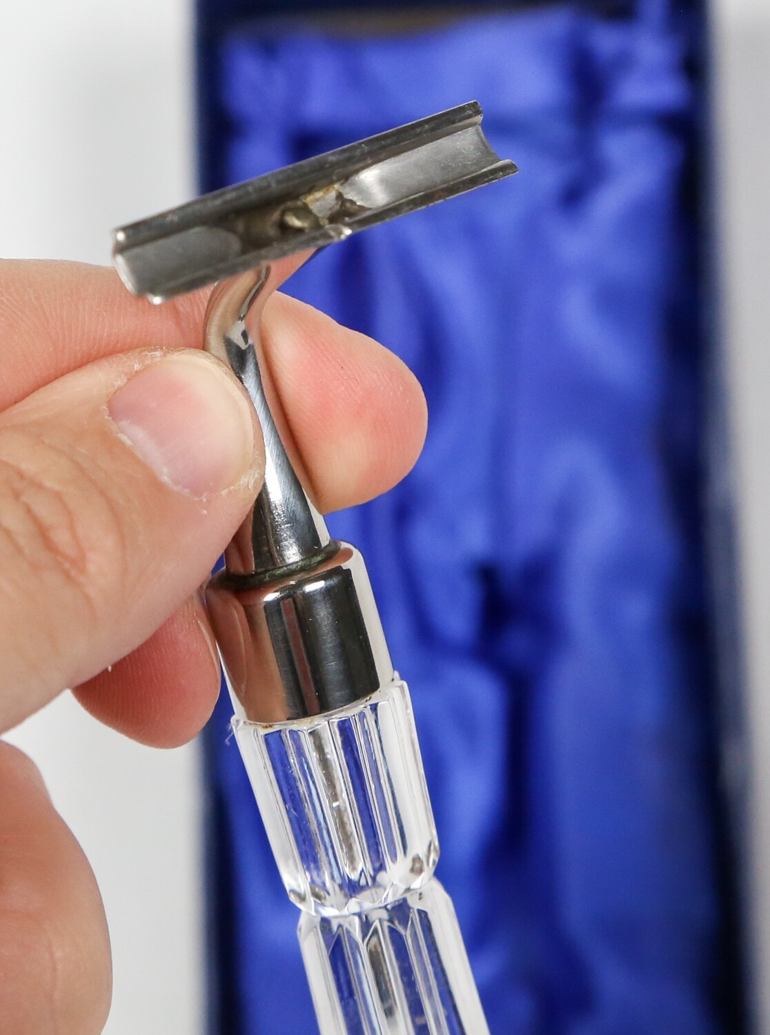 Vintage Waterford Crystal Handle Razor Blade w/ Original Box pre-2000 ...