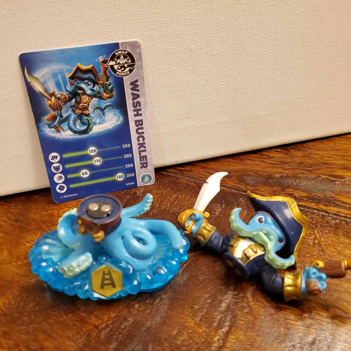 Skylanders Swap Force Wash Buckler Card